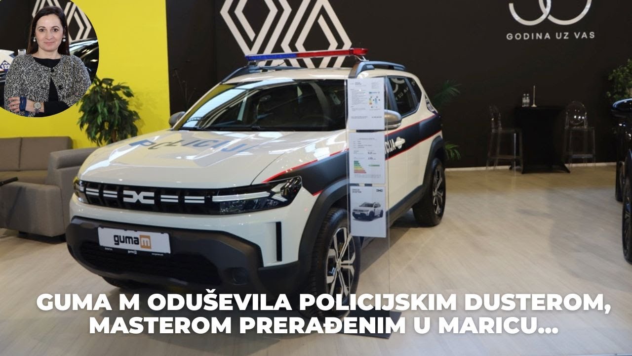 VIDEO | Guma M oduševila policijskim Dusterom, Masterom prerađenim u ...